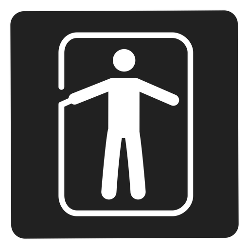 Man in a frame square icon - Transparent PNG & SVG vector file
