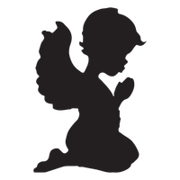 Pray Silhouette PNG SVG Transparent Background To Download