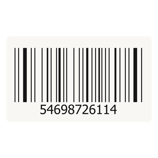 Barcode sticker design - Transparent PNG & SVG vector file