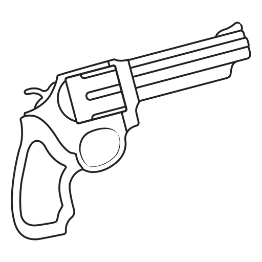 Revolver stroke icon - Transparent PNG & SVG vector file