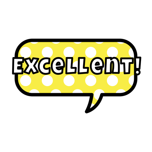 Excellent sticker - Transparent PNG & SVG vector file