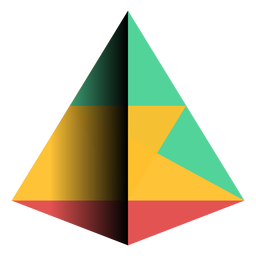 Design PNG E SVG De Geometria Piramidal Triângulo Vértice Plano Para ...