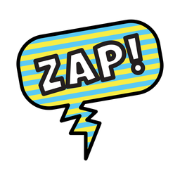 Zap Sticker PNG & SVG Design For T-Shirts