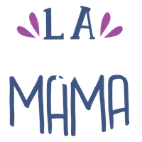 La Mama Spanish Text Sticker Transparent PNG SVG Vector File