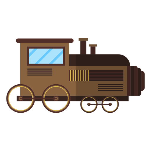 Rueda de depósito de locomotora de tren plana - Descargar PNG/SVG ...