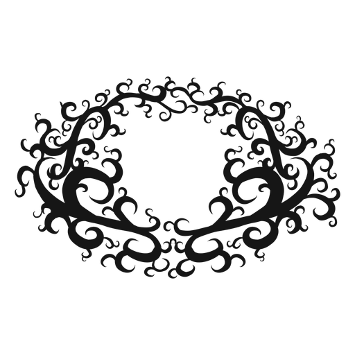 Whole note musical symbol swirl - Transparent PNG & SVG vector file