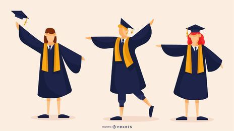 Graduates Vector Design Vector Download