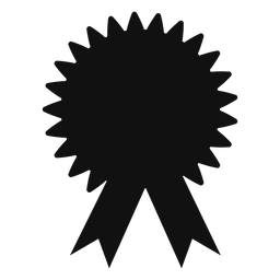 Graduation Award Ribbon Silhouette PNG & SVG Design For T-Shirts