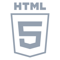 HTML-Programmiersprache Flach PNG- Und SVG-Design Für T-Shirts