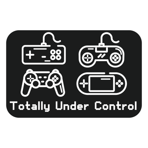 Totally under control t shirt graphic - Transparent PNG & SVG vector file