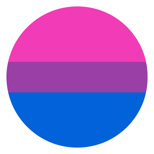 Bisexual circle stripe flat - Transparent PNG & SVG vector file
