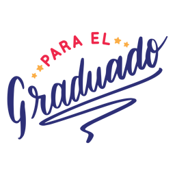 Diseño PNG Y SVG De Pegatina Estrella Para El Graduado Para Camisetas