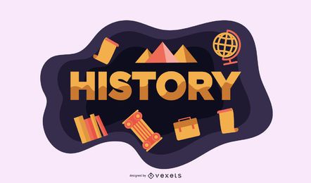 History Banner Vector Download