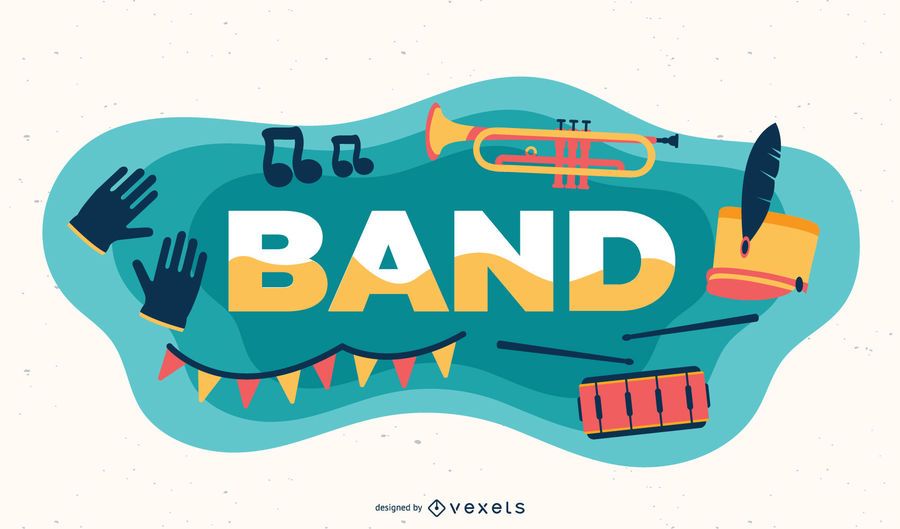 Ilustración Del Tema De La Banda - Descargar Vector