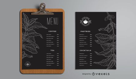 Coffee House Menu Template Vector Download