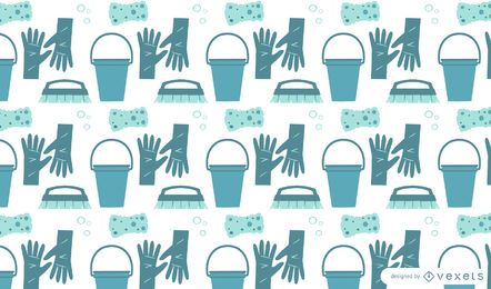 Cleaning Flat Pattern Design Vector Download