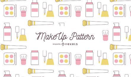 Makeup Stroke Pattern Design Vector Download
