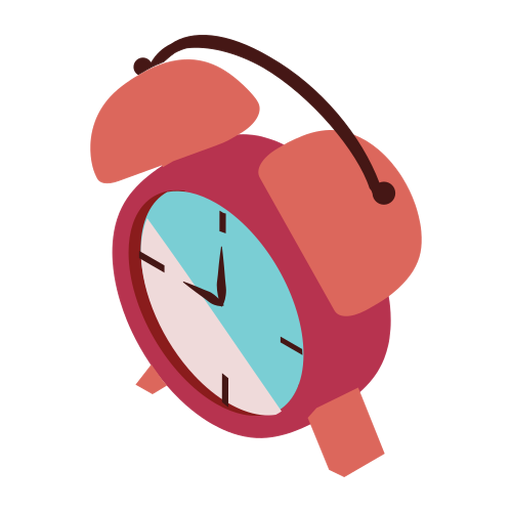 Alarm clock clock arrow flat - Transparent PNG & SVG vector file