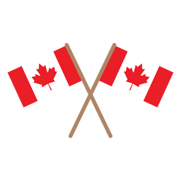 Flag Leaf Maple Badge Sticker PNG & SVG Design For T-Shirts