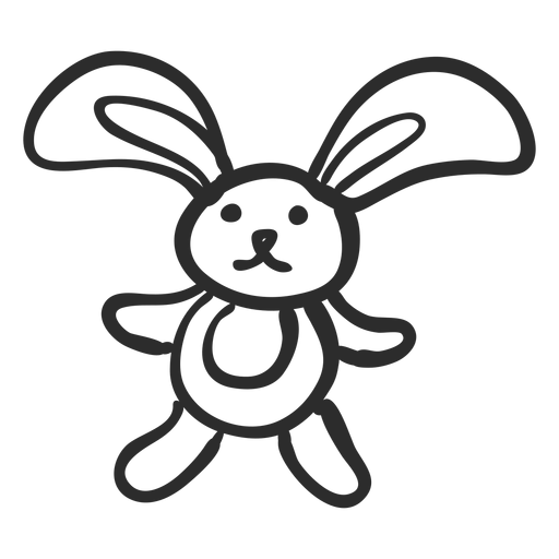 Bunny doodle - Transparent PNG & SVG vector file
