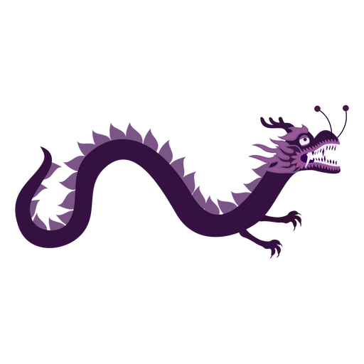 Dragon sticker flat - Transparent PNG & SVG vector file