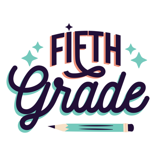 Etiqueta engomada de la insignia de quinto grado - Descargar PNG/SVG ...