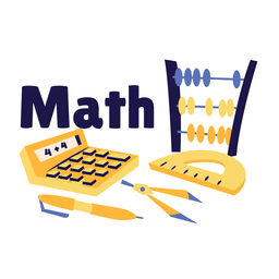 Math Calculator Badge Sticker PNG & SVG Design For T-Shirts