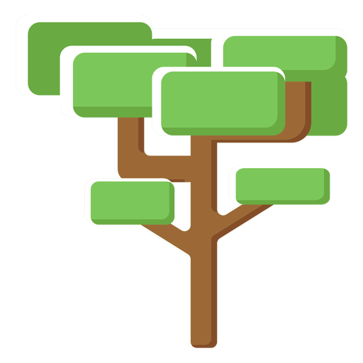 Tree trunk flat - Transparent PNG & SVG vector file