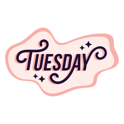 Tuesday badge sticker - Transparent PNG & SVG vector file
