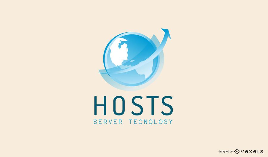 Hosting Services Logo Design - Vector Download