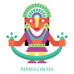 Esquema de la mitología inca mama cocha - Descargar PNG/SVG transparente