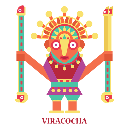 Viracocha inca divinity flat - Transparent PNG & SVG vector file