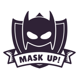 Mask Up Badge PNG & SVG Design For T-Shirts