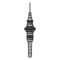 Tower Hand Drawn PNG & SVG Design For T-Shirts