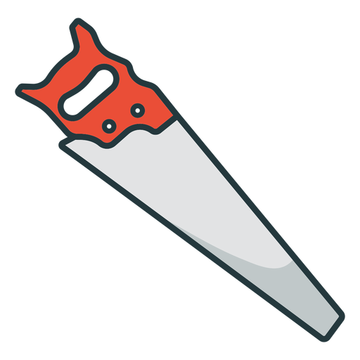 simple saw colored - Transparent PNG & SVG vector file