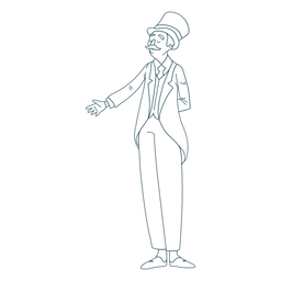 Hand Drawn British Man PNG & SVG Design For T-Shirts