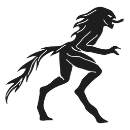 Alien Lizard Monster Silhouette PNG & SVG Design For T-Shirts