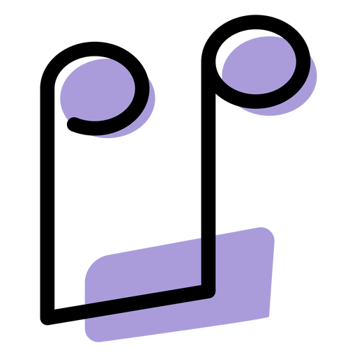 Music inverted beamed notes icon - Transparent PNG & SVG vector file