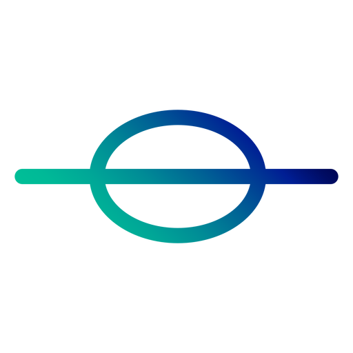 Semibreve gradient stroke - Transparent PNG & SVG vector file