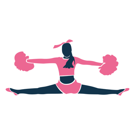 Cheerleader cool split - Transparent PNG & SVG vector file