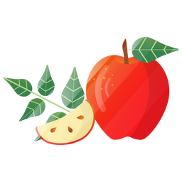 Pretty Apple Illustration PNG & SVG Design For T-Shirts