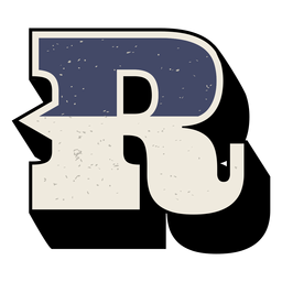 Western Capital Letter Shaded R PNG & SVG Design For T-Shirts