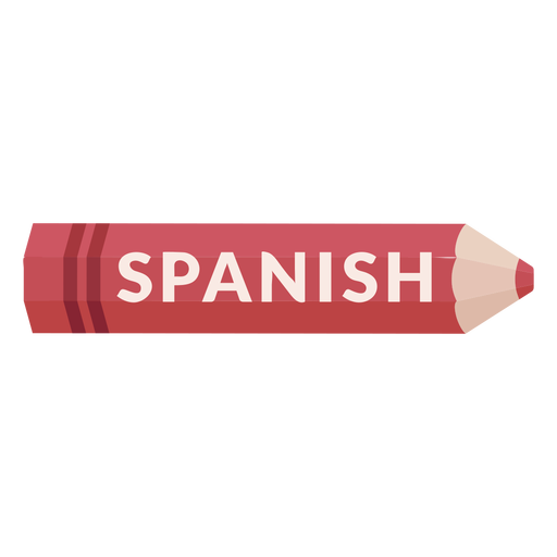 Color pencil school subject spanish icon - Transparent PNG & SVG vector ...