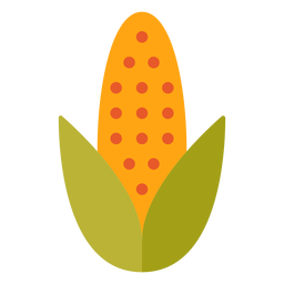 Flat Corn Symbol PNG & SVG Design For T-Shirts
