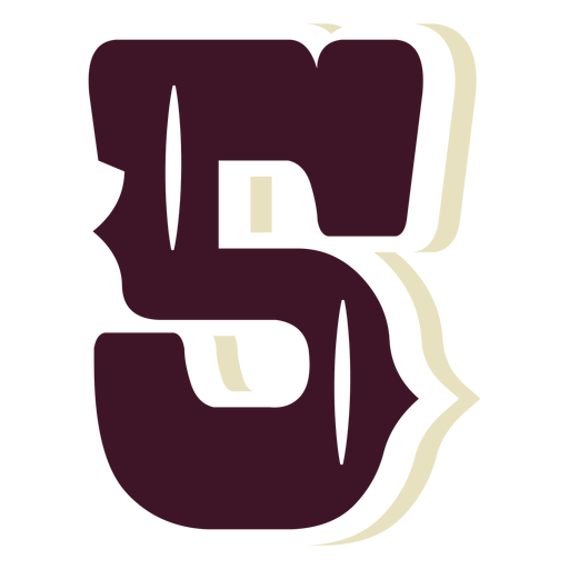 Western block number 5 - Transparent PNG & SVG vector file