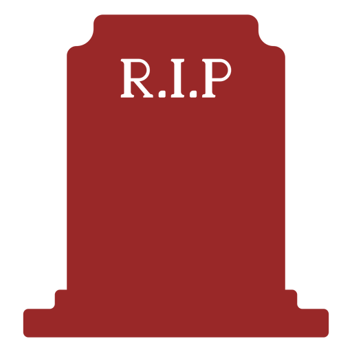 Rip gravestone silhouette - Transparent PNG & SVG vector file Rip gravestone silhouette - Transparent PNG & SVG vector file