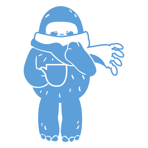 Cozy yeti cute - Transparent PNG & SVG vector file