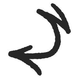 Descendo A Seta Esquerda - Baixar PNG/SVG Transparente