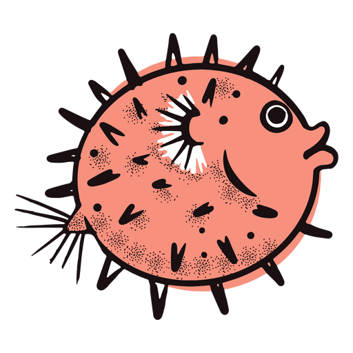 Ocean round fish - Transparent PNG & SVG vector file