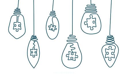 Hand Drawing Stroke Light Bulb Pack Vector Download